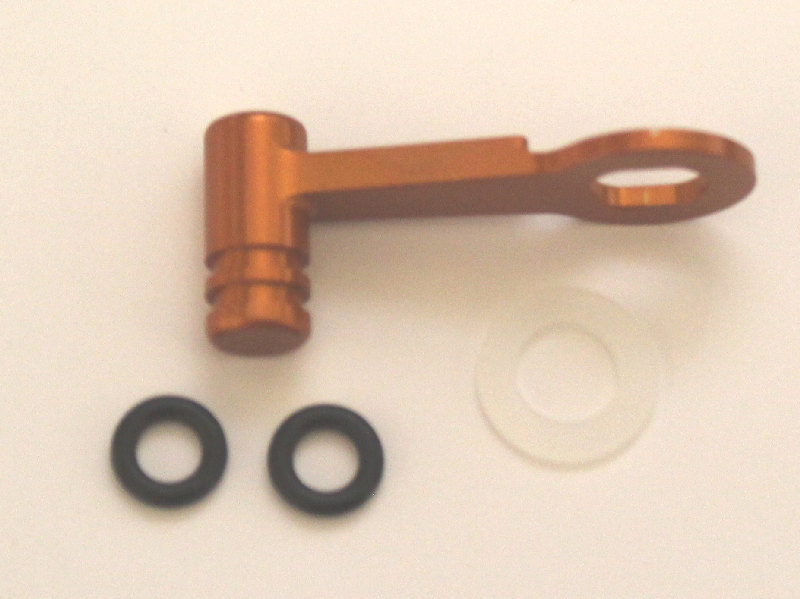 21-66A-S Lever, Aluminum Eccentric Lever Kit (Custom) (SILVER)